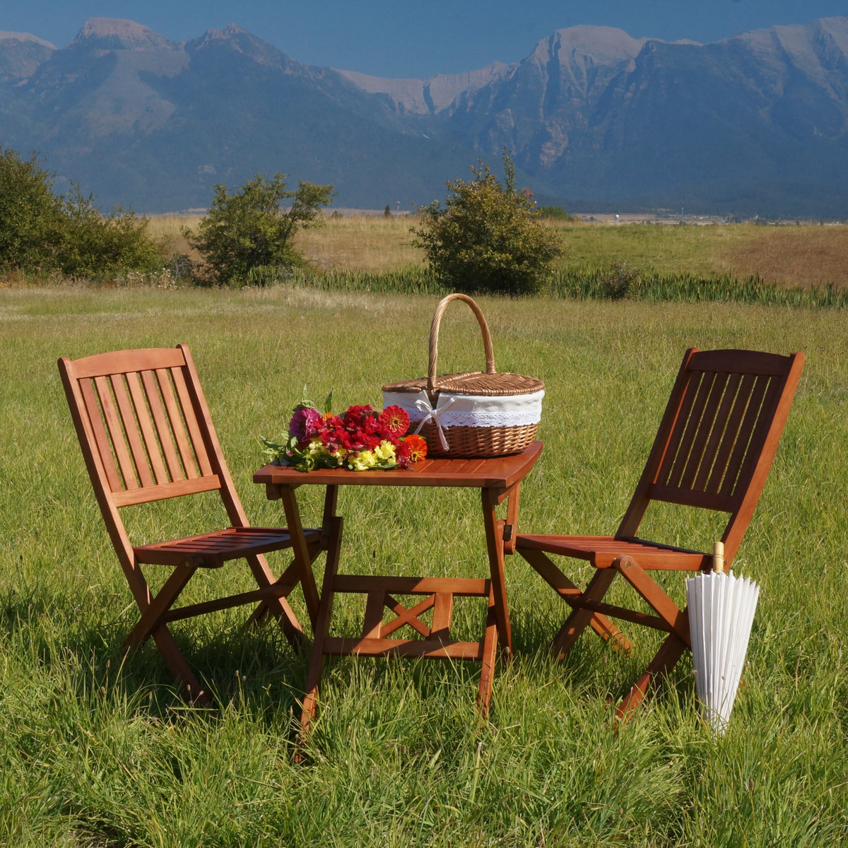 Picnic Table for Two – Rugged Horizon