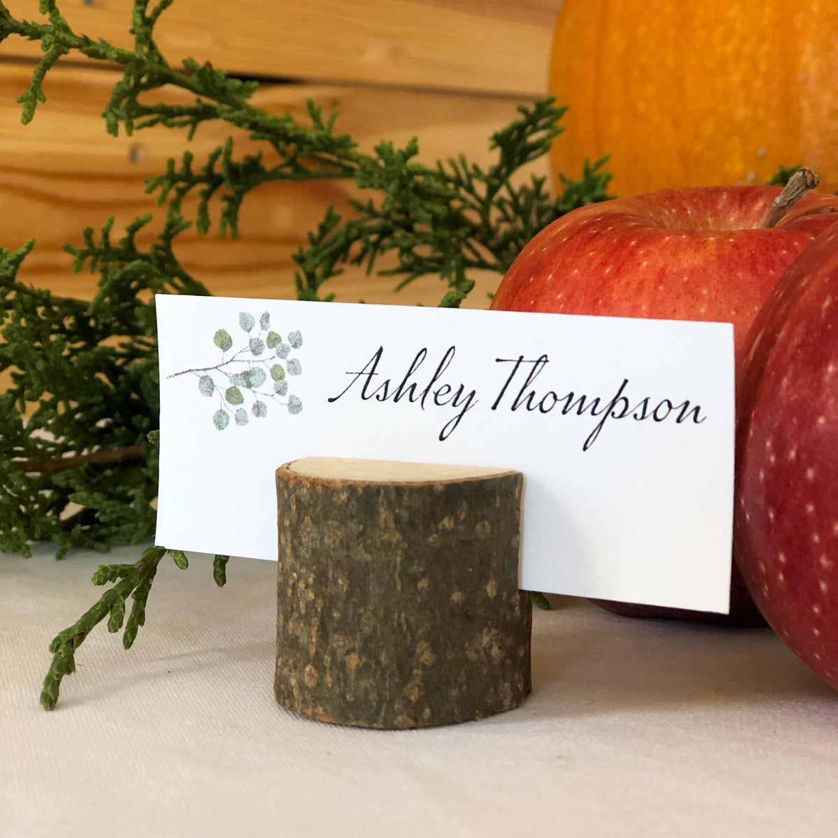 Rustic Wood Place Holder – Rugged Horizon